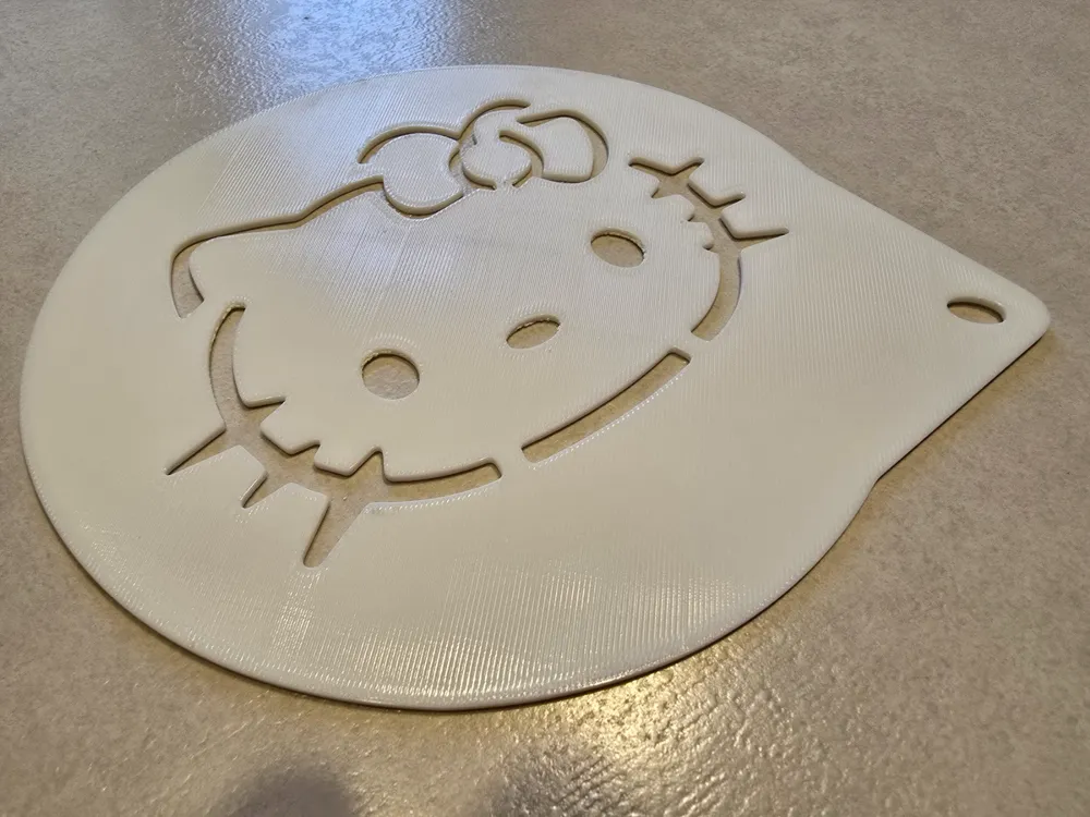 Hello Kitty Cake Stencil by galichproject MakerWorld: Download Free 3D ...