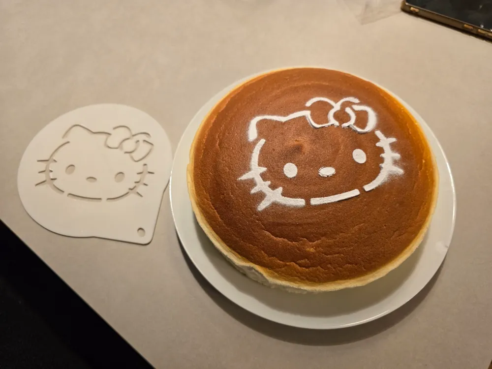 Hello Kitty Cake Stencil - Free 3D Print Model - MakerWorld
