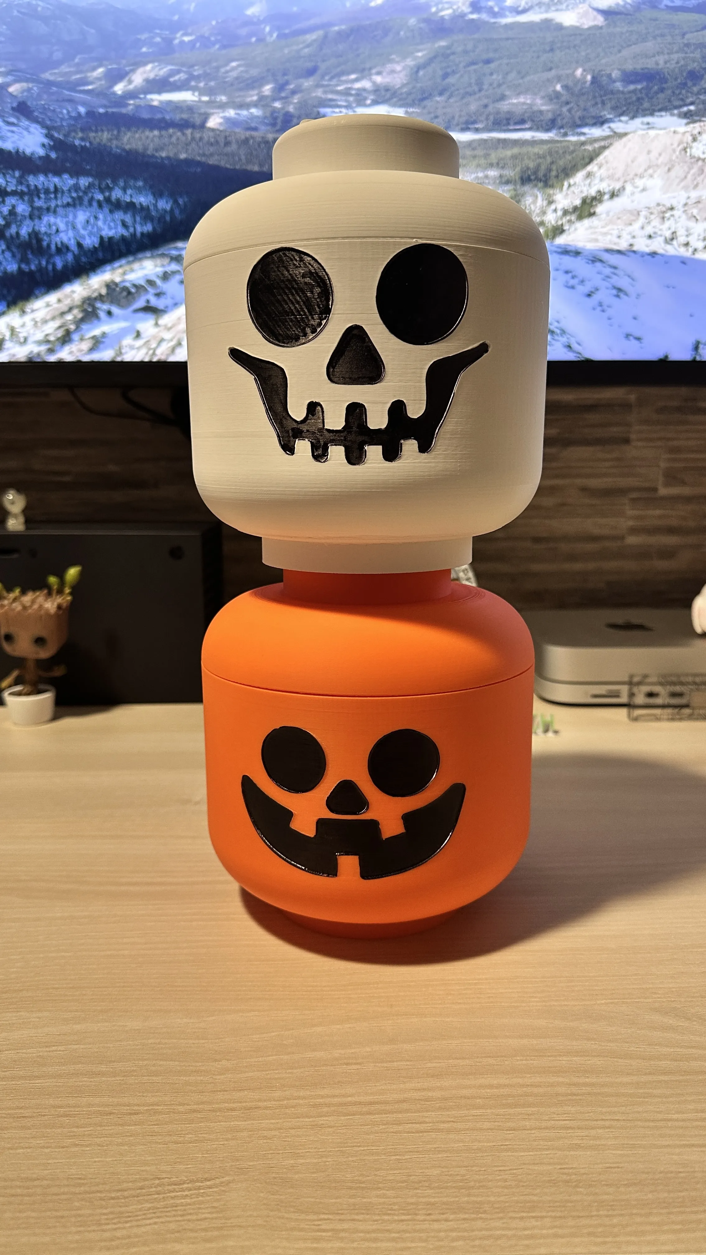 Skeleton Storage Head - BRICK by EmanueleMakerWorld: Download Free 3D ...