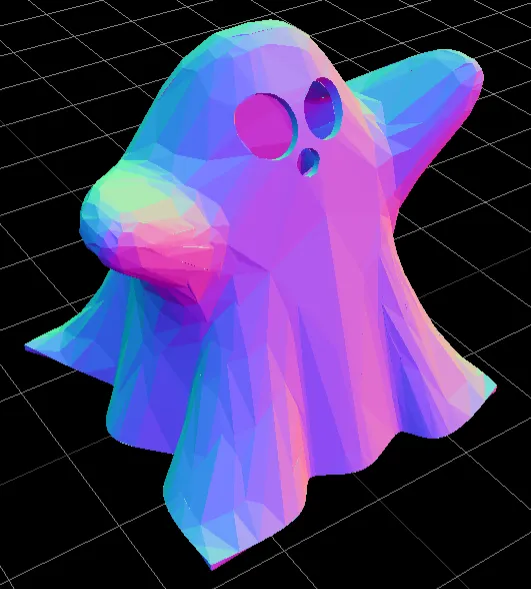 Low Poly Ghost by Squchy Bear - MakerWorld