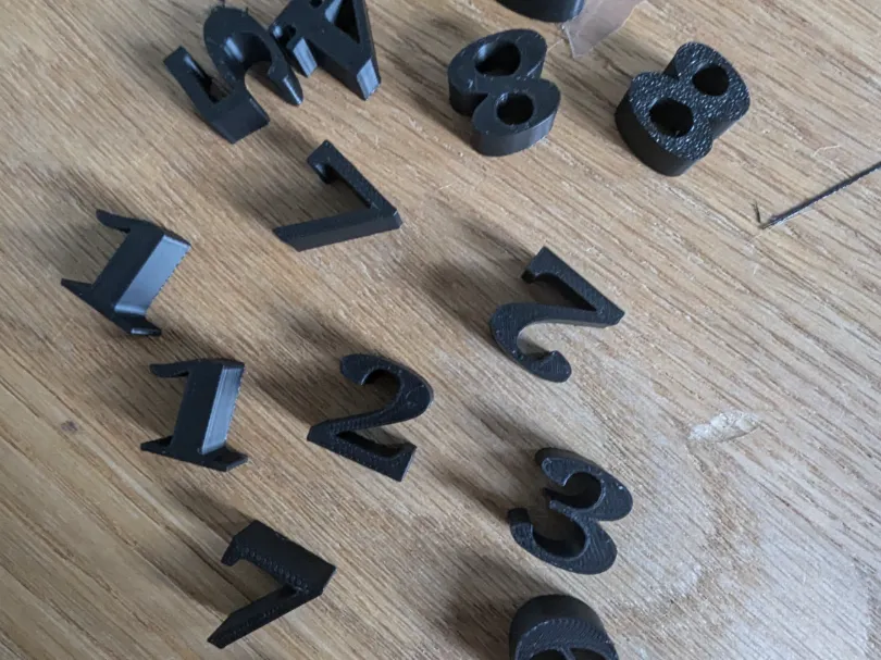 numbers 1-9 by printerlabde MakerWorld: Download Free 3D Models