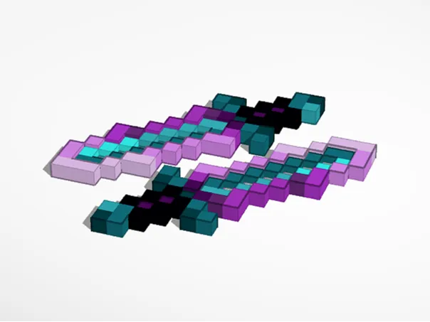 void touched blades by Minecraft_Dungeons_Dude - MakerWorld