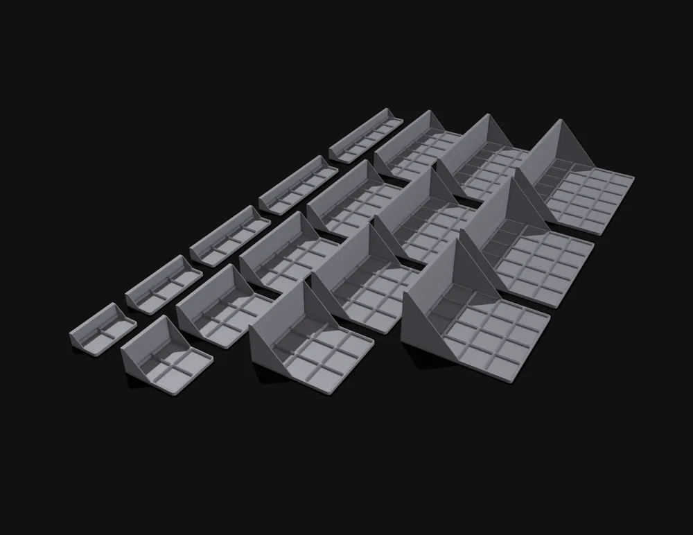 Honeycomb storage wall (HWS) gridfinity shelves Remixed by David D ...