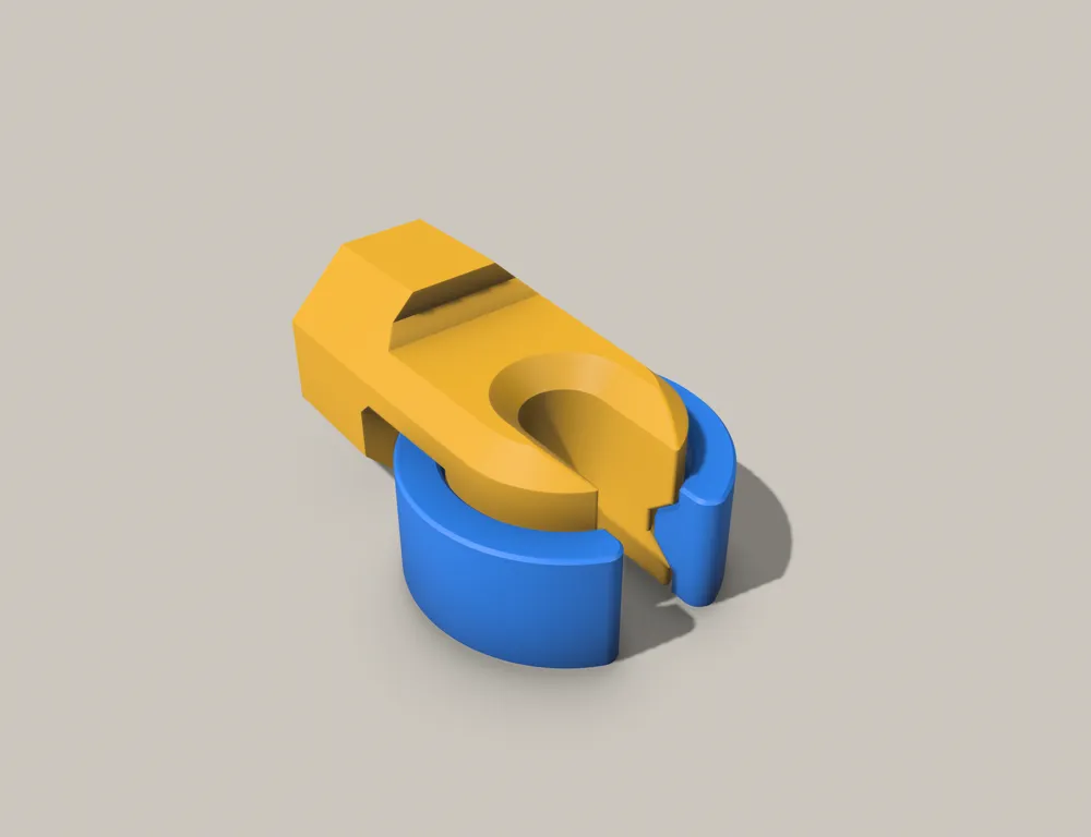 Multiboard cable and PTFE holder (/guide) Remixed by David D - MakerWorld