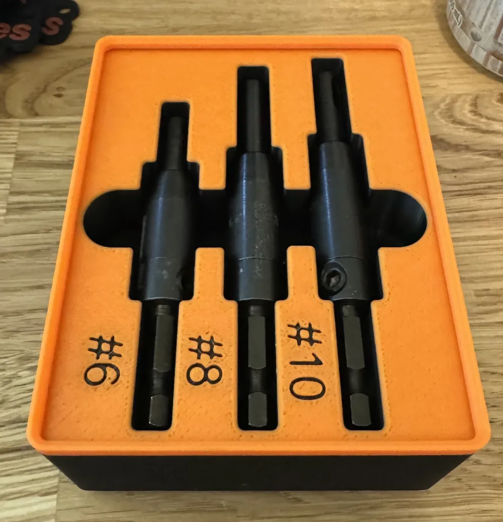 Gridfinity Self Centering Bit Set Holder by ender341 - MakerWorld