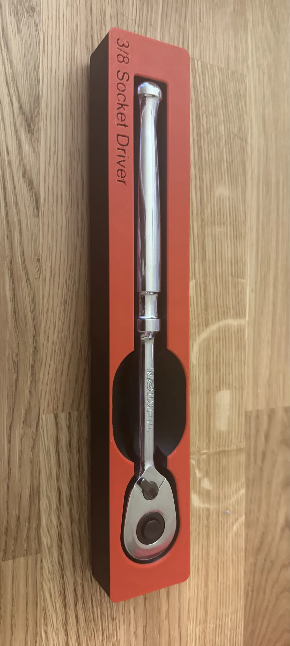 Gridfinity Tekton 3/8 Socket Wrench (8.5" long) by ender341 - MakerWorld