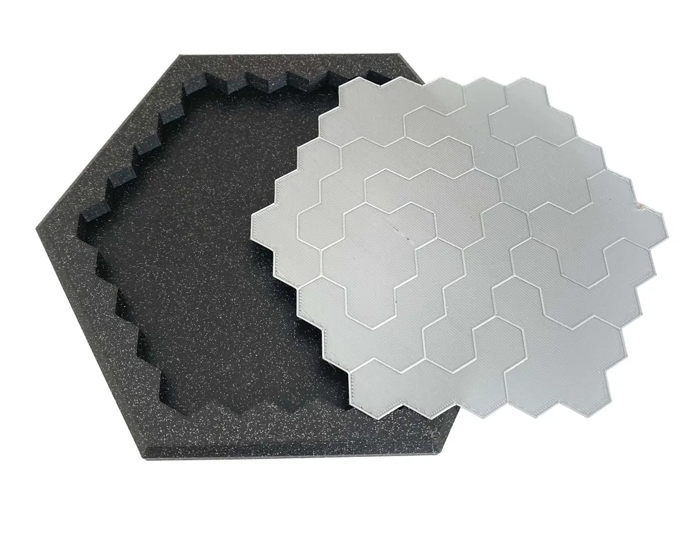 Hexagon Puzzle by BTR3D. - MakerWorld