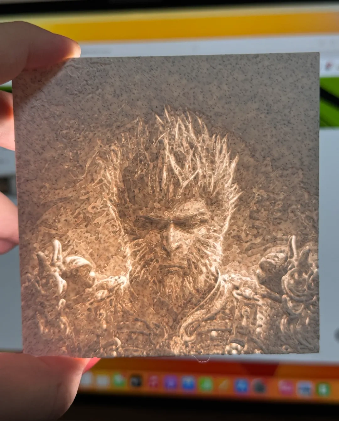 Black Myth Wukong Monochrome Lithophane by 打印小白 - MakerWorld