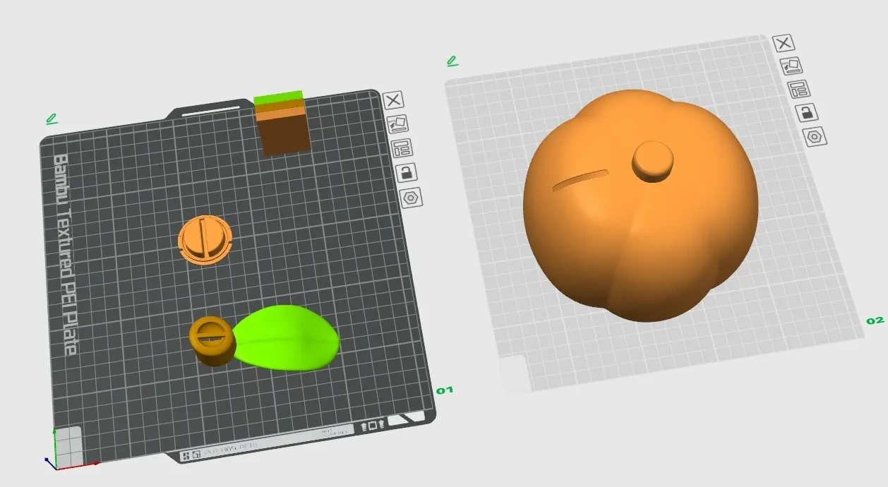 Pumpkin Piggy Bank~Pumpkin piggy bank by king钦 - MakerWorld