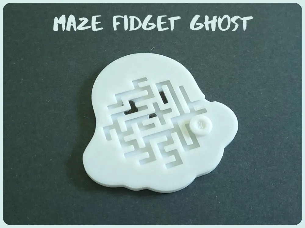 Fidget Puzzle Maze Ghost (Beta) by C1RKT - MakerWorld