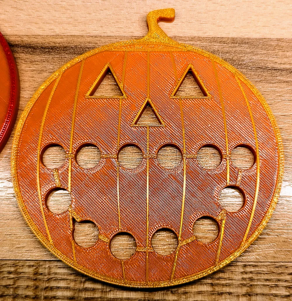 Floss Organizer - Halloween theme - Pumpkin - Free 3D Print Model ...
