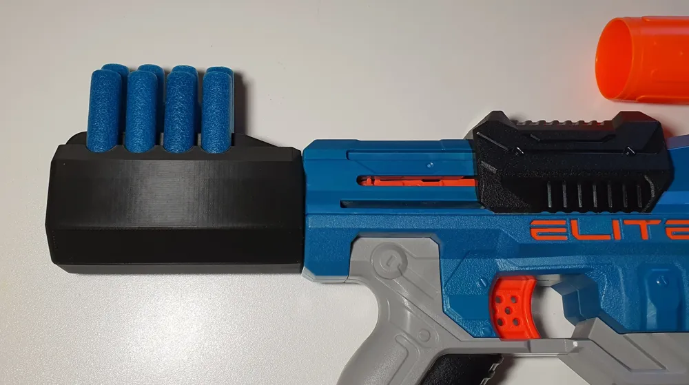 NERF stock with dart holder by jhe_42 MakerWorld: Download Free 3D Models