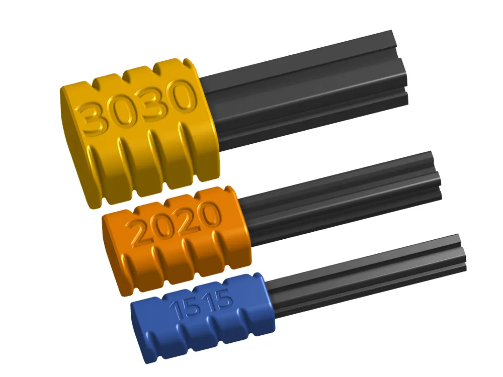 Hand Tap Jigs - 1515, 2020, 3030 Extrusions by 2nd Layer Printing ...