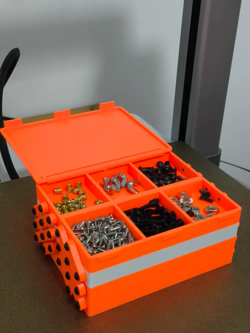 Four-layer 16-compartment folding screw storage box by user_2605208401 ...
