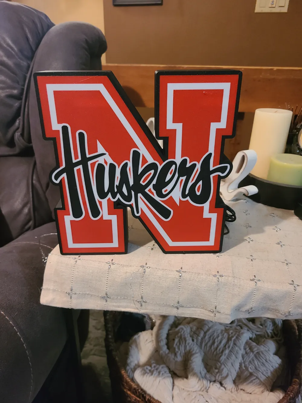 Huskers Light Box by smack2115 - MakerWorld