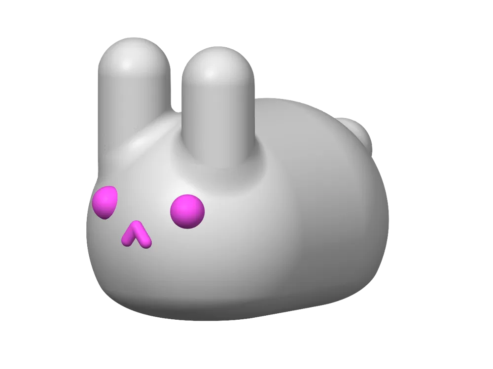 Omori forest bunny cute figurine Remixed by John Connor - MakerWorld