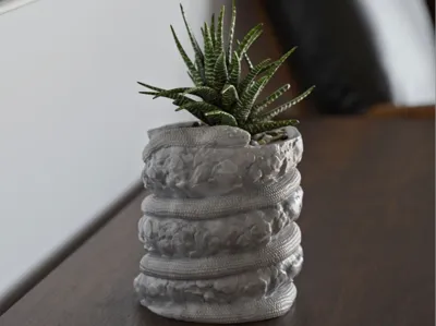Smiling Happy Flower Pot Remixed by Isonine - MakerWorld