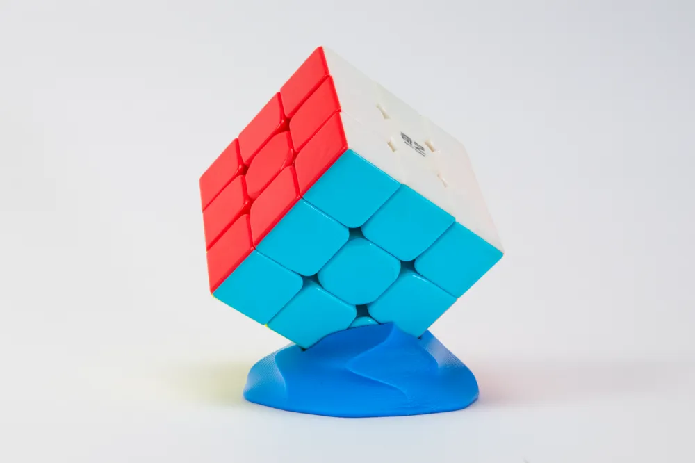 Rubik's Cube Stand - Twisted Hex by StudioOU - MakerWorld