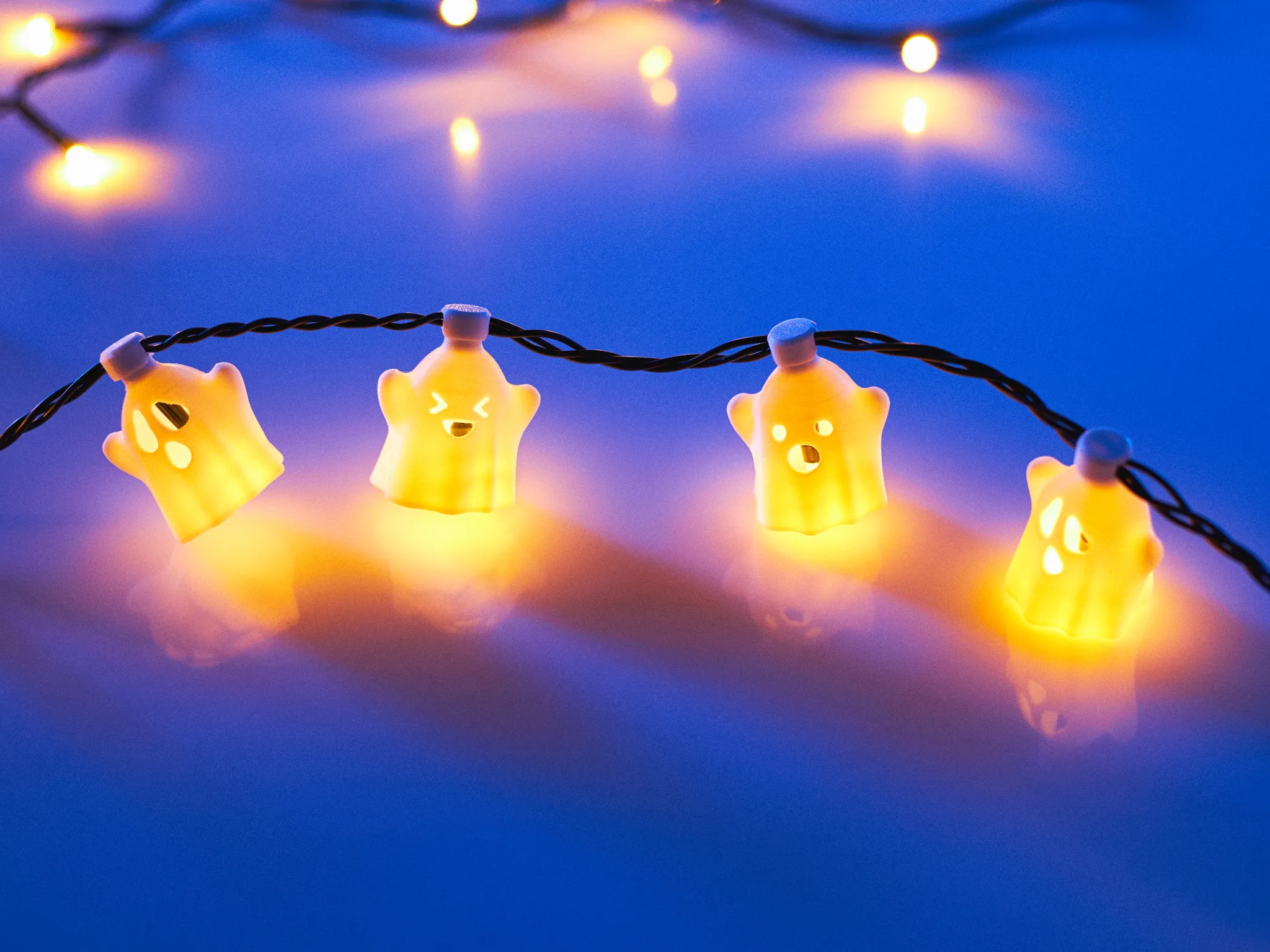 Cute Ghosts for String Fairy Lights by TechNerd MakerWorld: Download ...