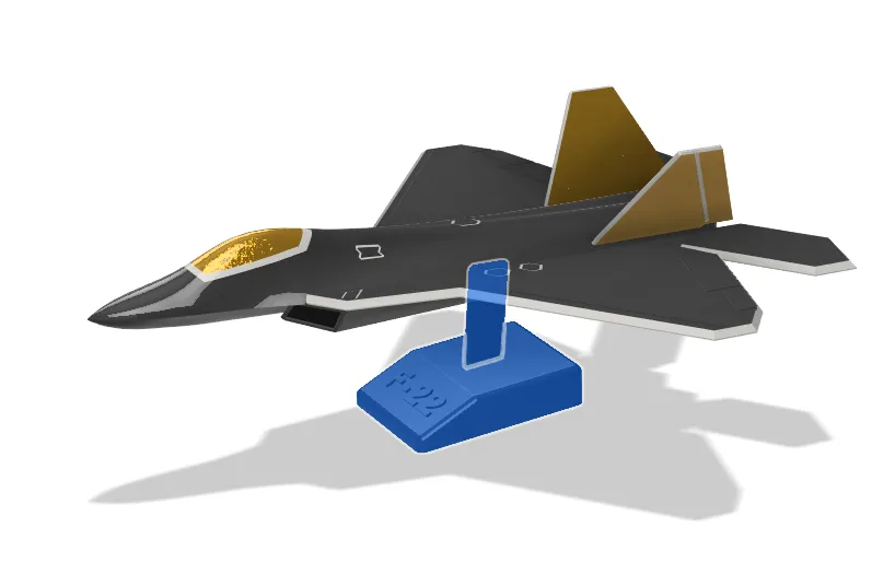 F22 Plane Kit Card by planes01 - MakerWorld