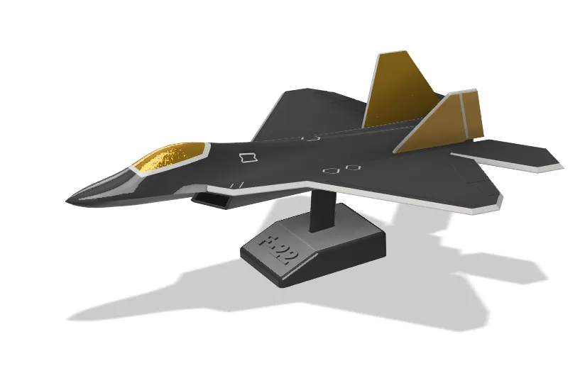 F22 Plane Kit Card by planes01 MakerWorld: Download Free 3D Models