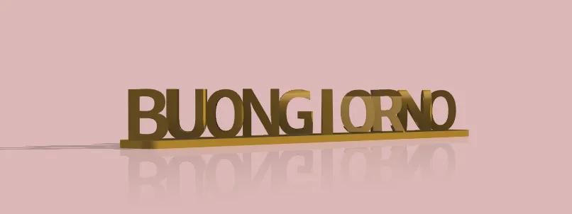 Ambigram Good Morning You Bastard Remixed by Chamomile_3D MakerWorld ...