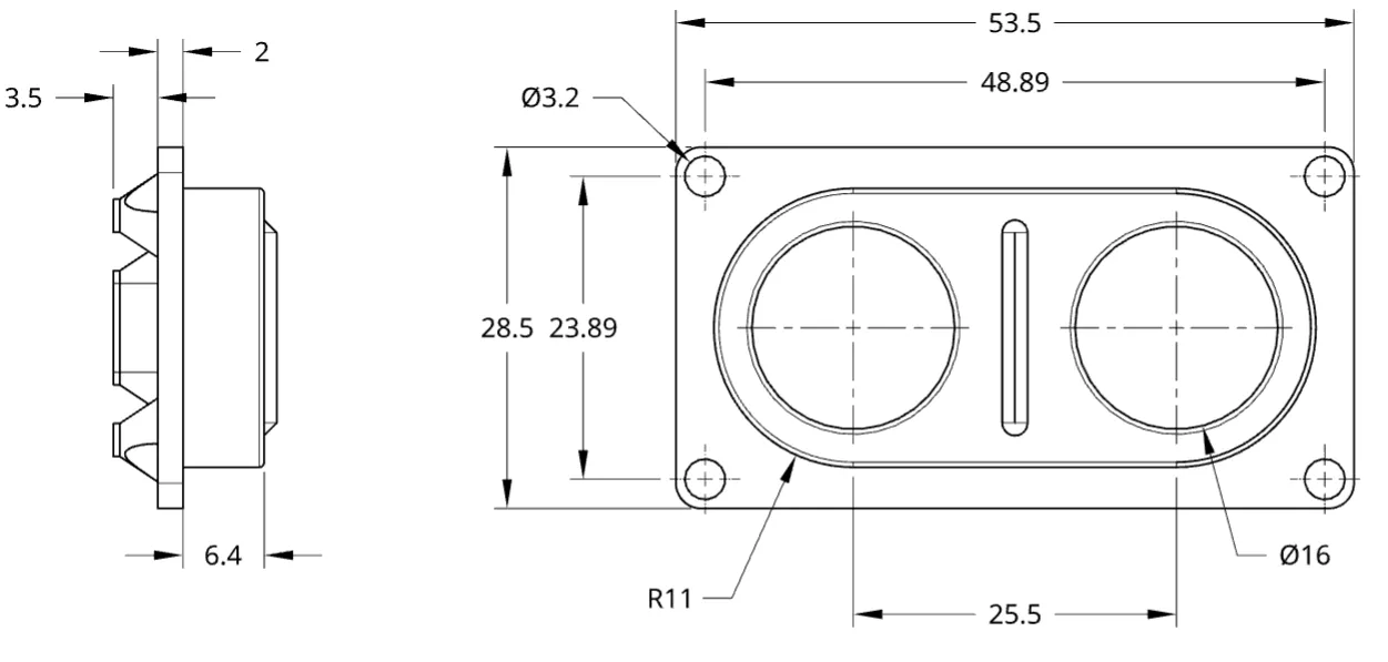 Ultrasonic sensor HC-SR04 holder by Myzhar MakerWorld: Download Free 3D ...