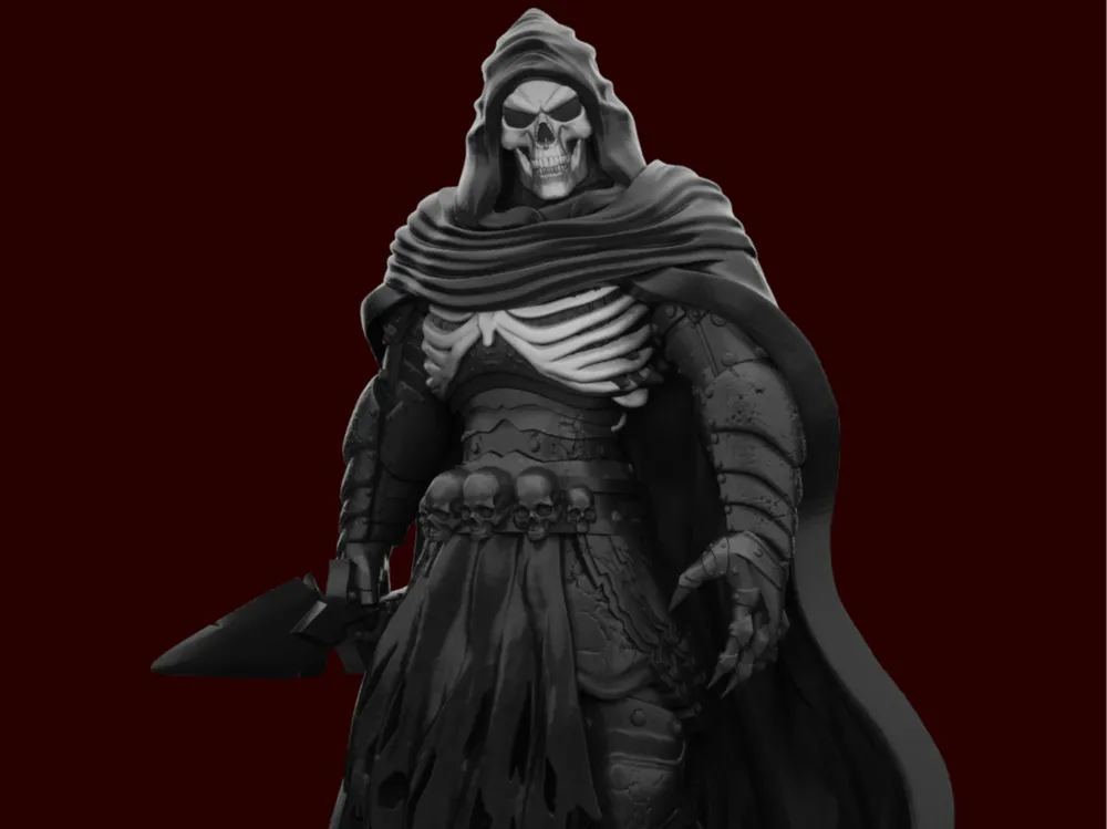 Skeleton Shadow Assassin Figure by pcwzrd13 - MakerWorld
