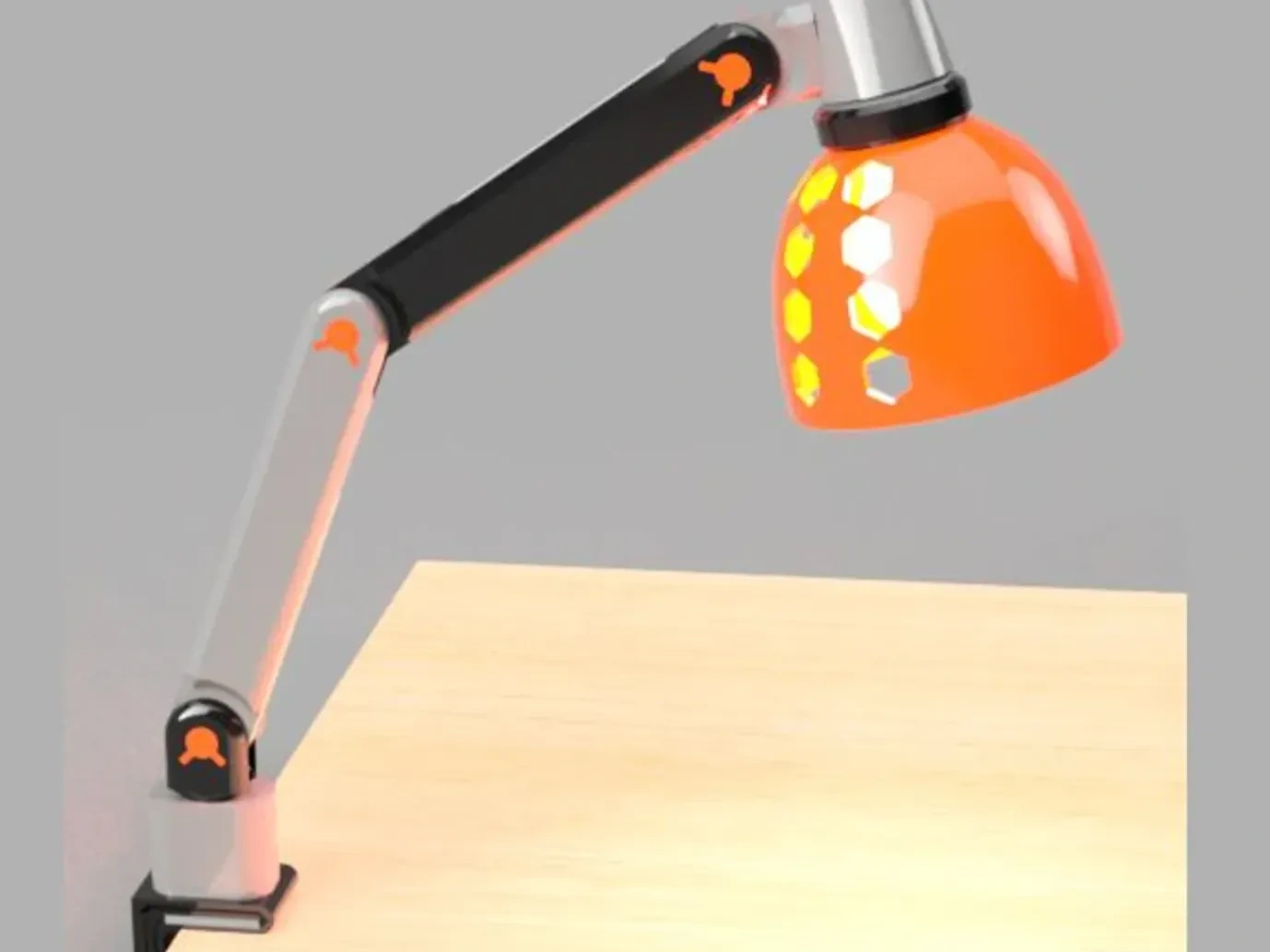 Clamp-on Desk Lamp by user_4013969439MakerWorld: Download Free 3D Models