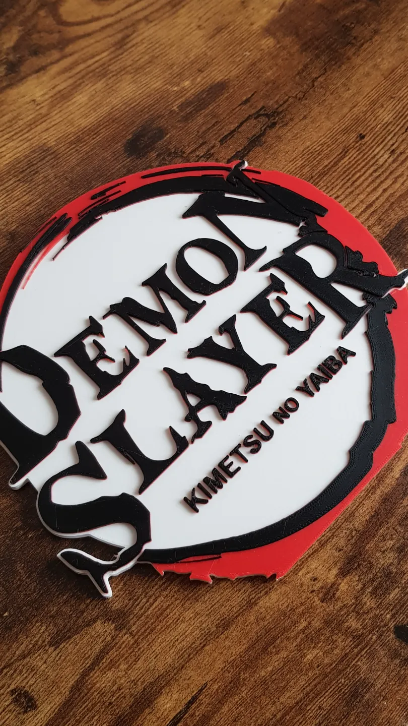 Kimetsu no Yaiba/Demon Slayer Logo by SpainCraft3DMakerWorld: Download ...