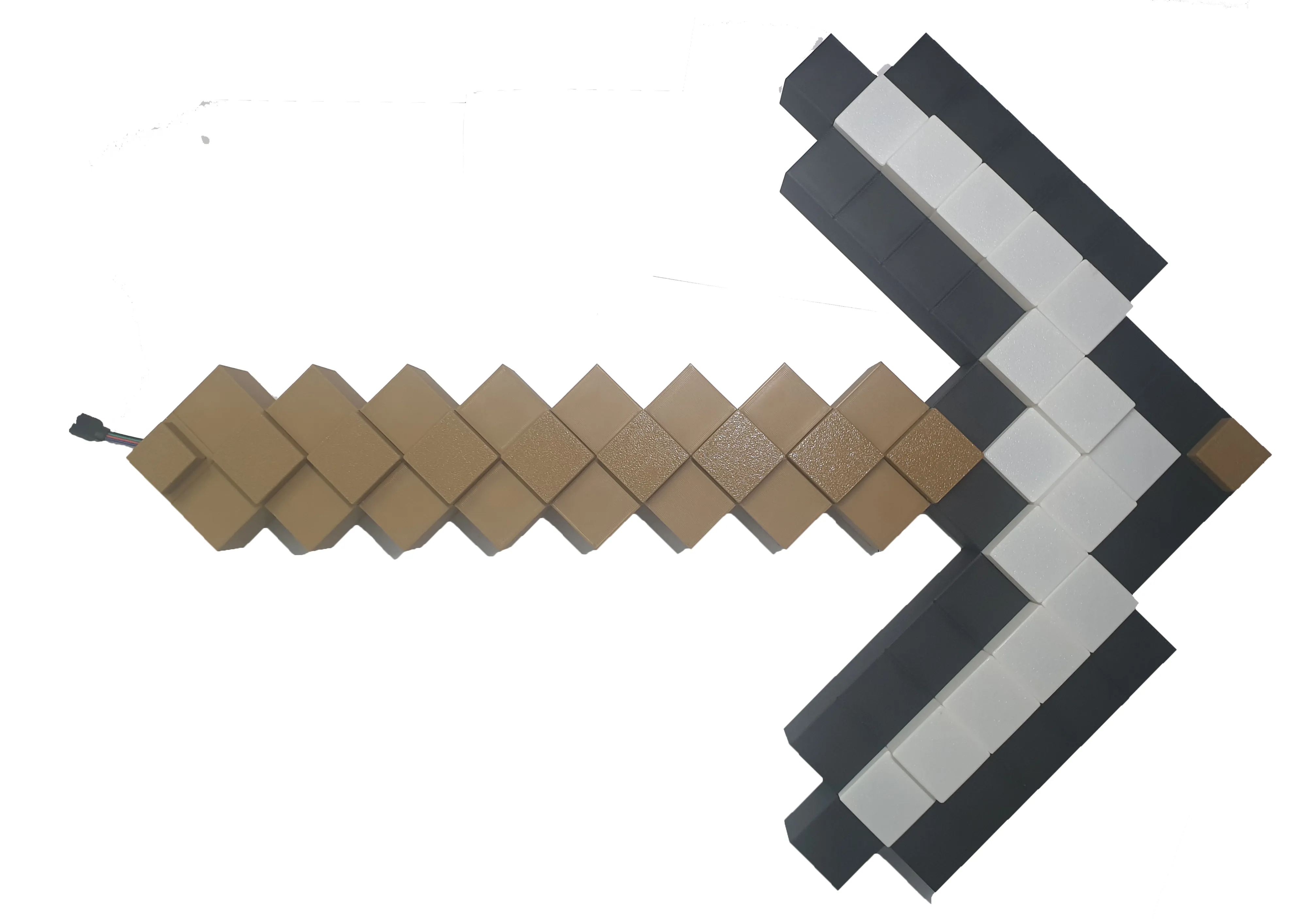 Minecraft Pickaxe wall Lamp - Free 3D Print Model - MakerWorld
