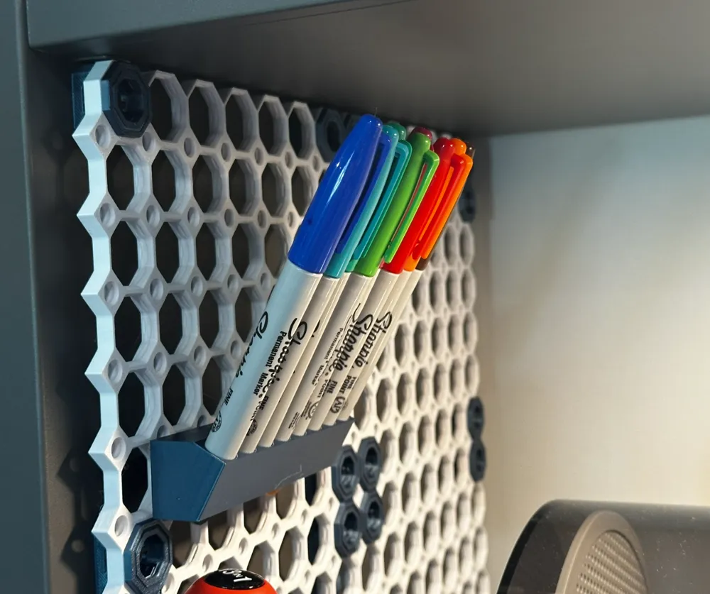 Multiconnect Round Item Holder (Customizable) - Free 3D Print Model ...