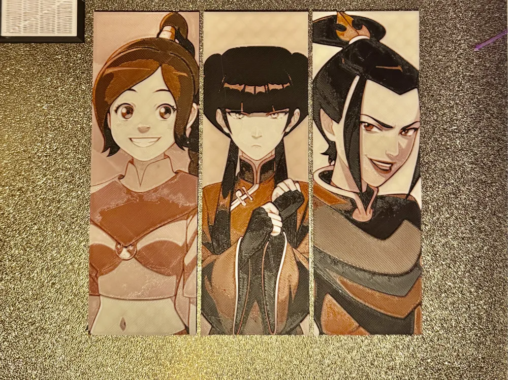 Avatar Fire Nation Ladies Bookmarks by Christopher Brehm MakerWorld ...