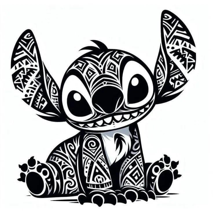 stitch cuadro OHANA version mandala - Free 3D Print Model - MakerWorld
