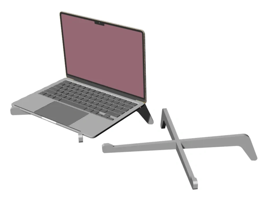 Laptop Stand (Simple Edition) by Da Vinci - MakerWorld