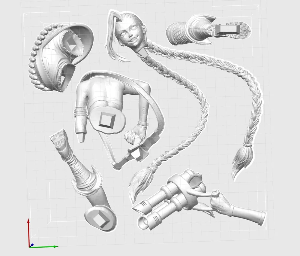 League of Legends LOL Jinx Buildable Version by user_337092467 ...