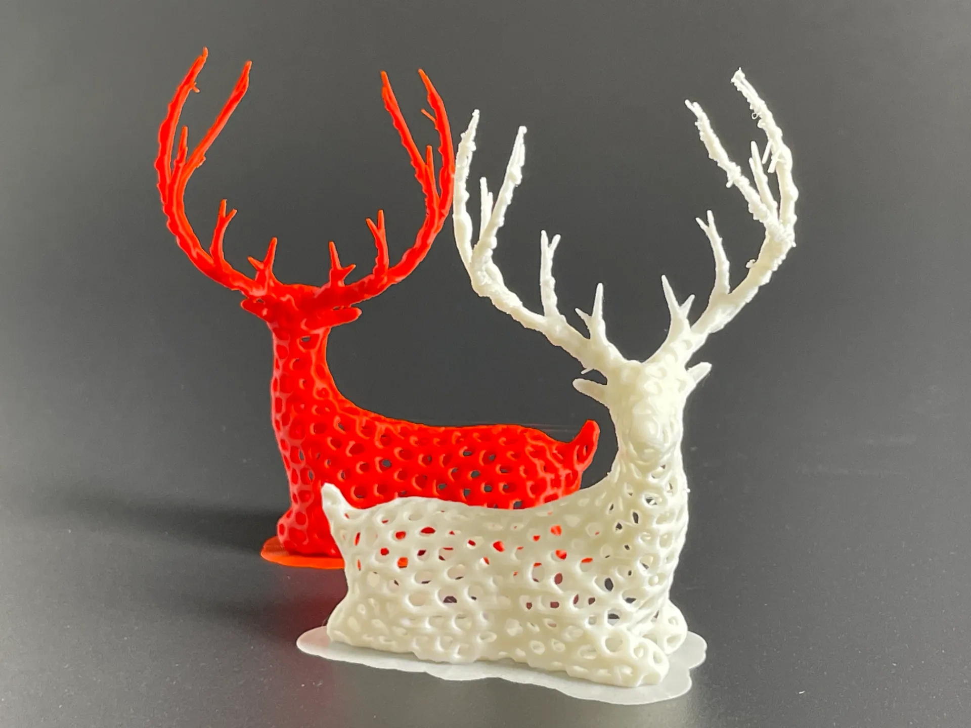 Lazy reclining hollow Christmas reindeer by 胡子兄弟 - MakerWorld