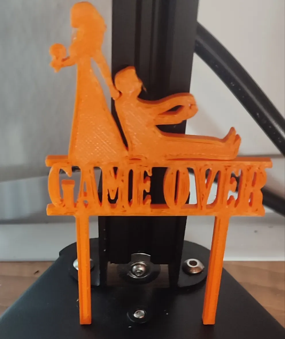 married / married / game over sign by thundermagic - MakerWorld