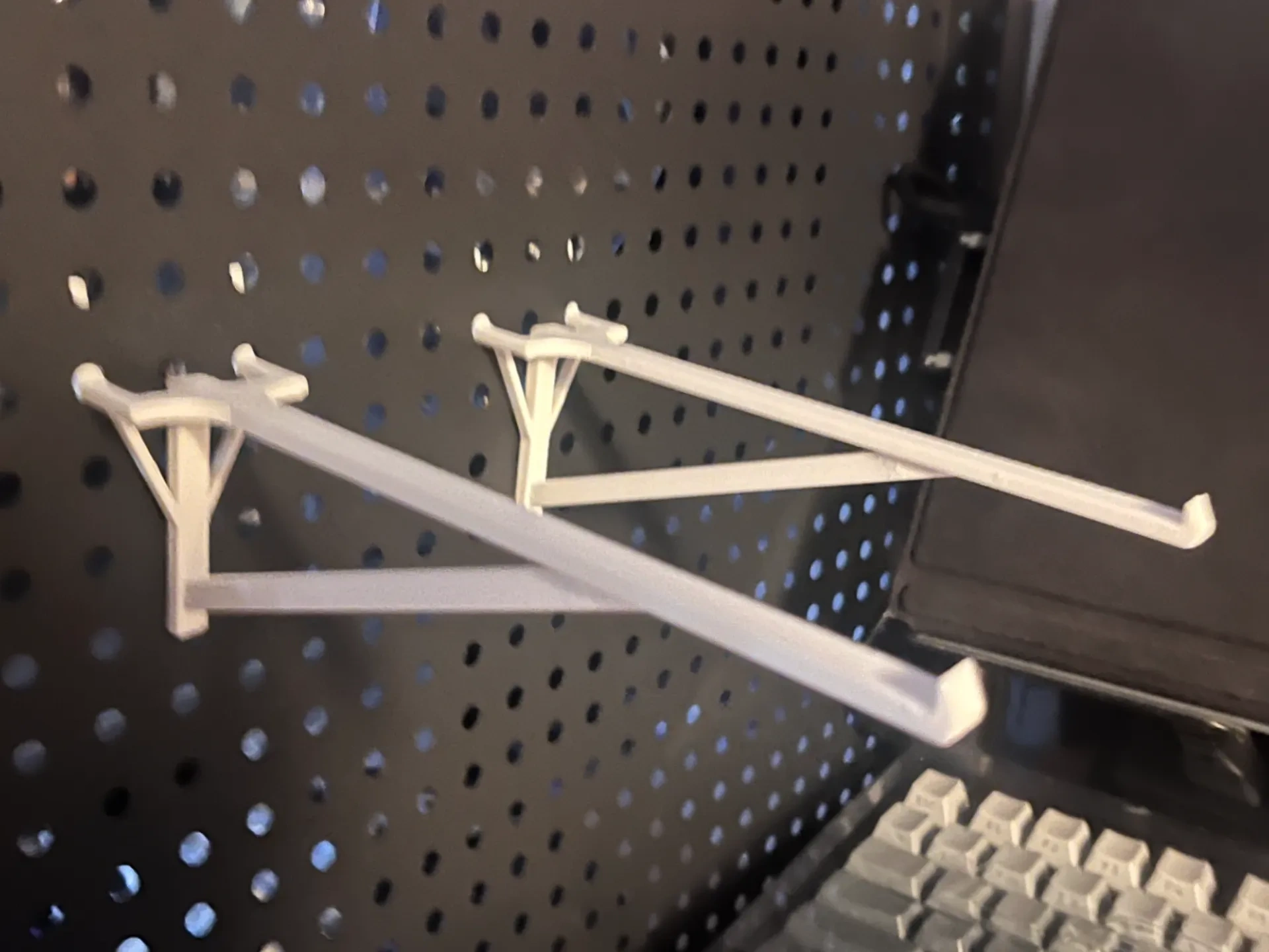 Pegboard accessories, brackets/hooks, suitable for pegboards with 15mm hole spacing by ByAadd ...