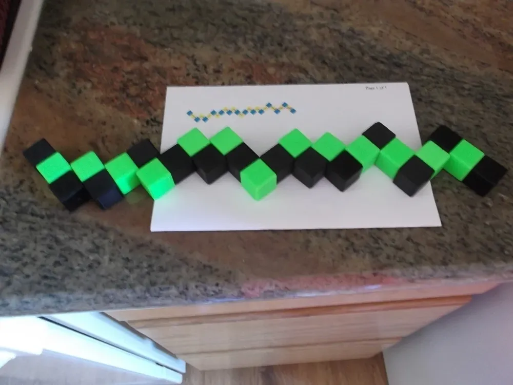 Snake Cube Puzzle by António Costa - MakerWorld