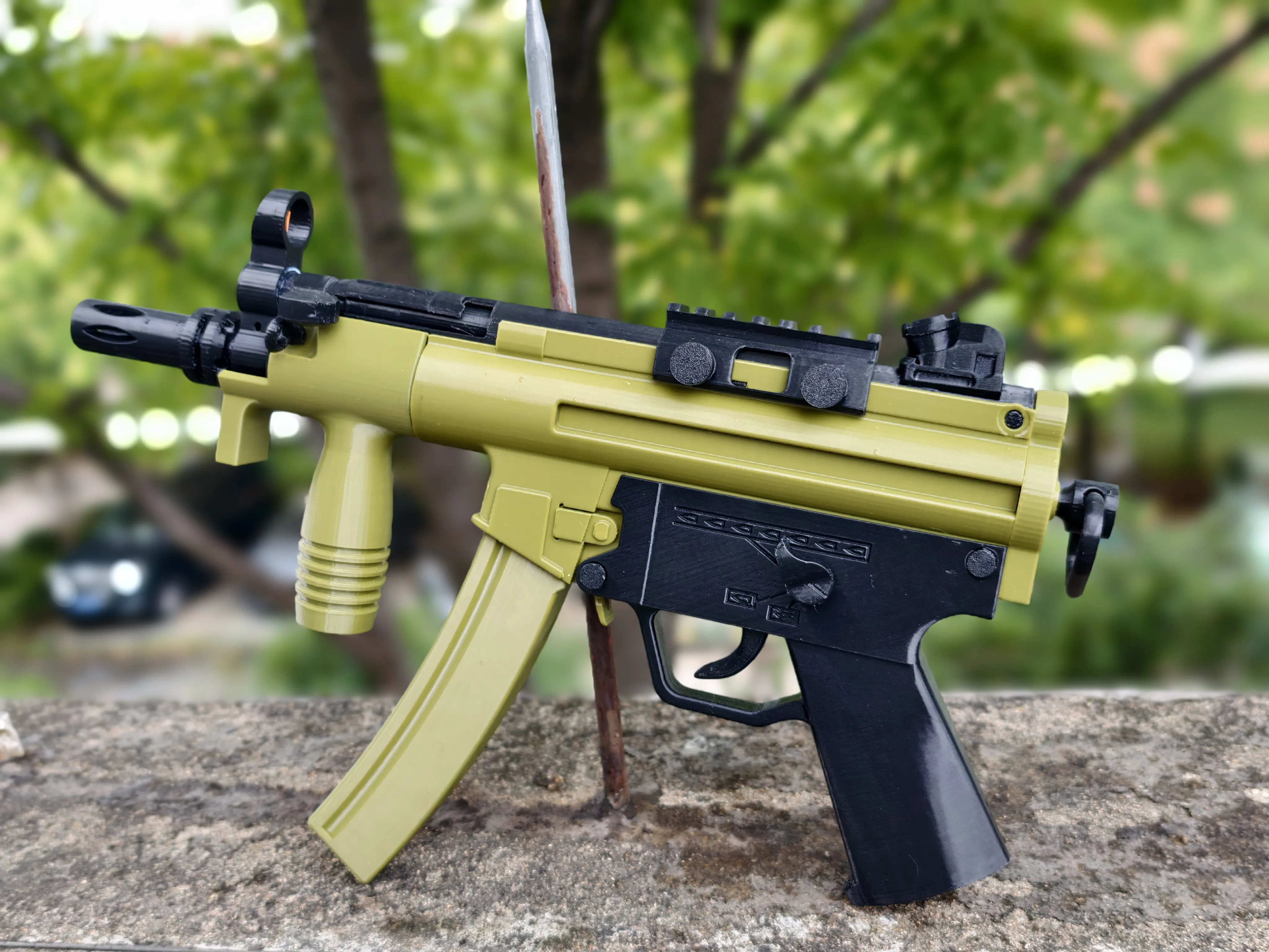 HK MP5K submachine gun toy(Source files provided) - Free 3D Print Model ...