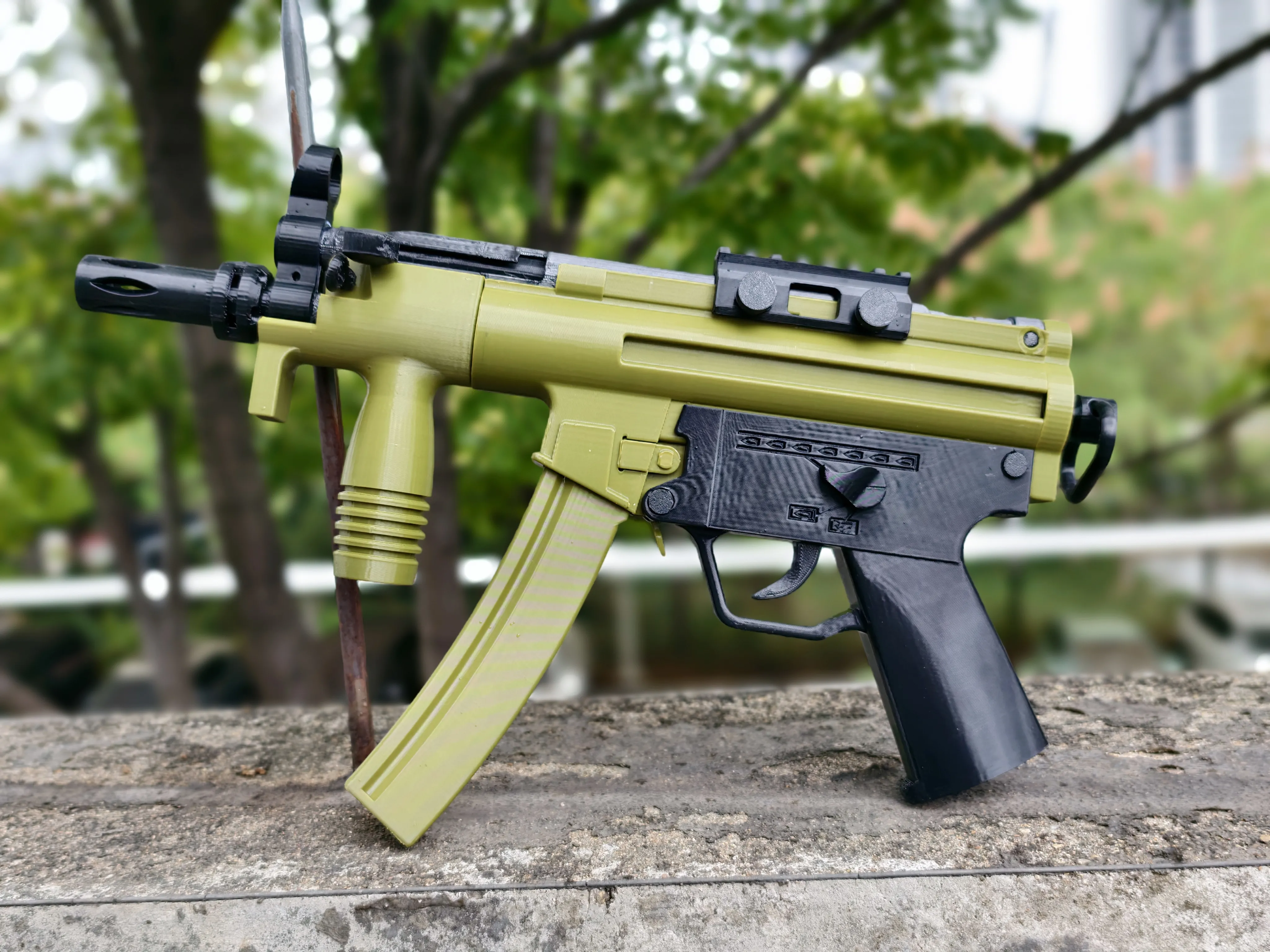 HK MP5K submachine gun toy(Cannot launch)冲锋枪玩具模型 by 补补觉去 - MakerWorld