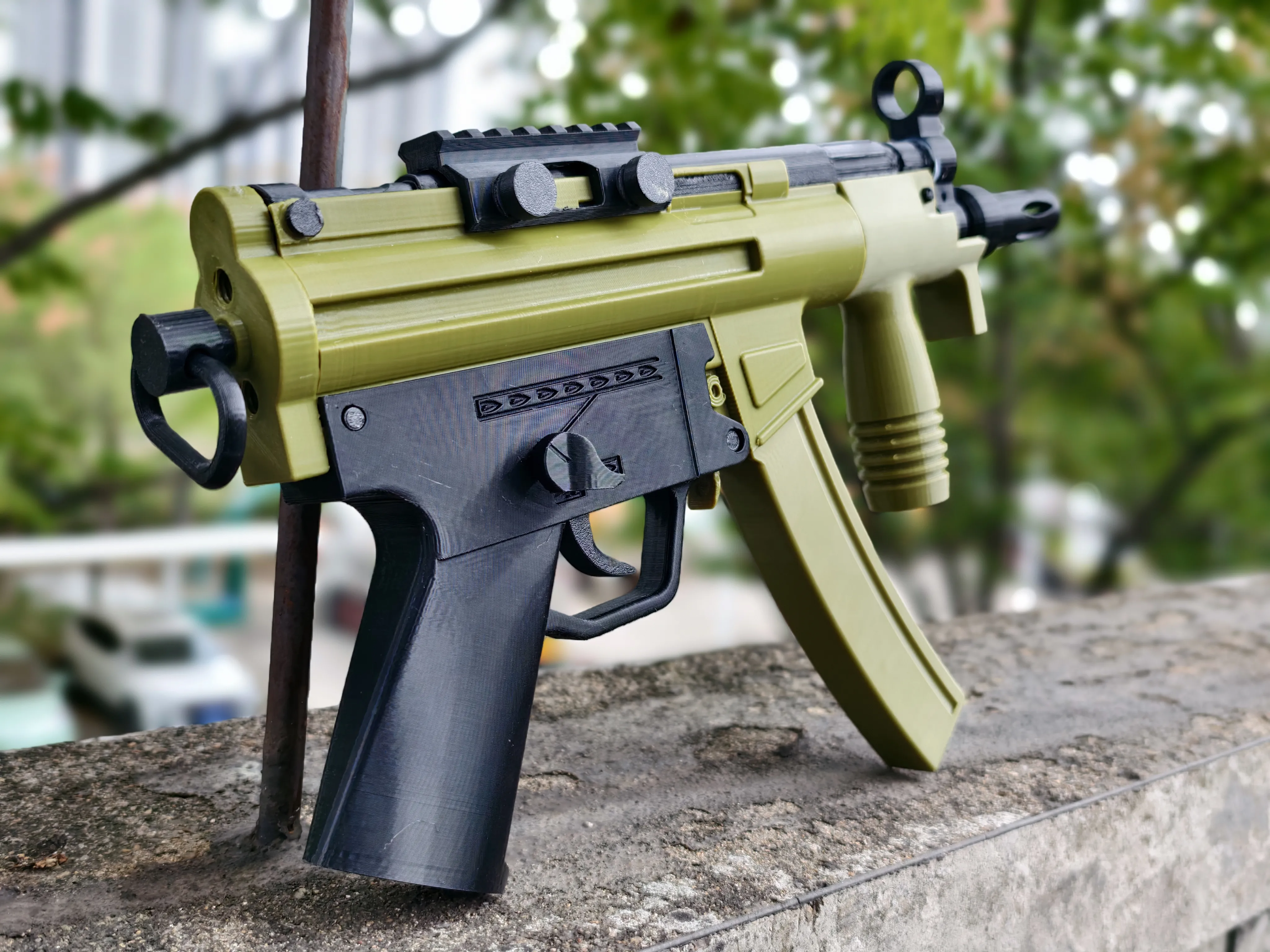 HK MP5K submachine gun toy(Source files provided) - Free 3D Print Model ...
