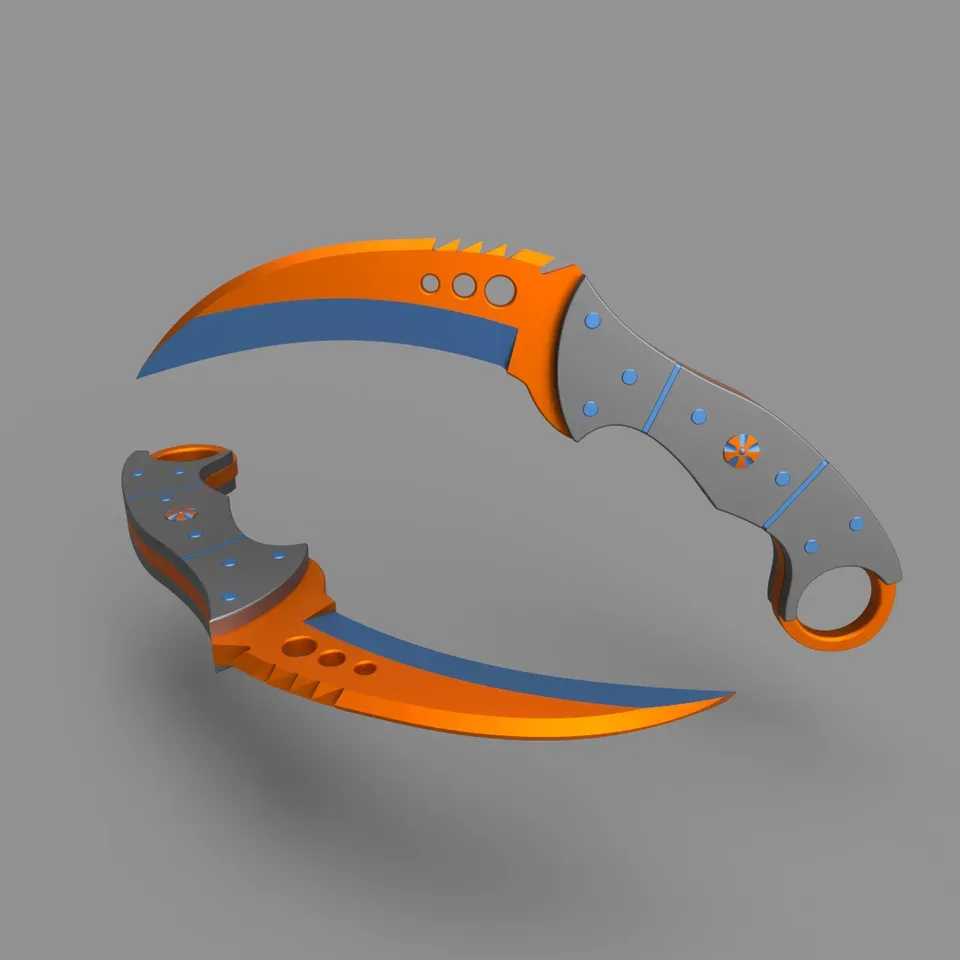 csgo talon knife by Olde MakerWorld: Download Free 3D Models