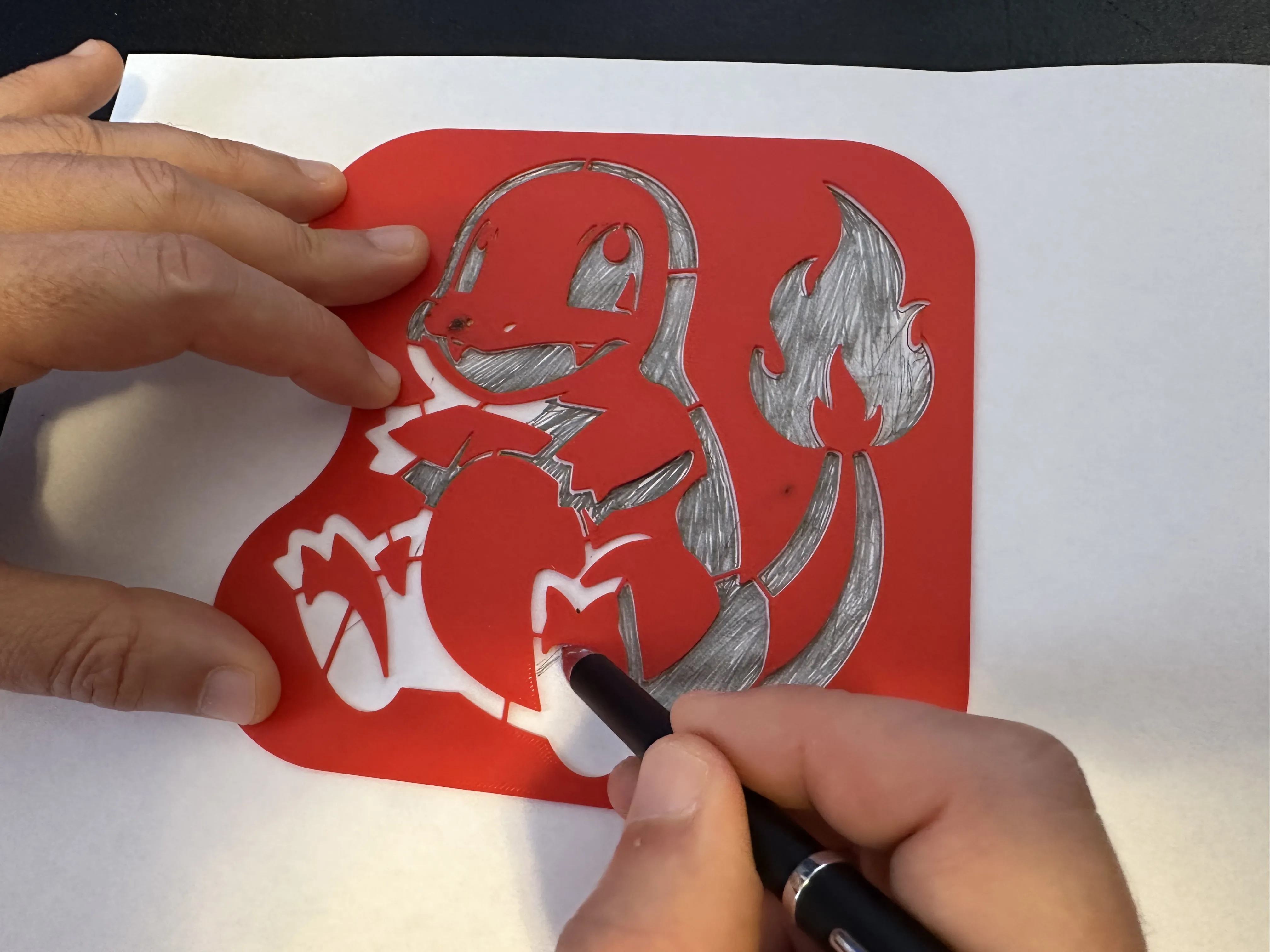 Charmander Stencils - Free 3D Print Model - MakerWorld