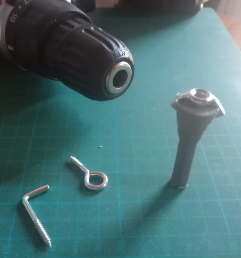 Drill bit eye bolt, hook or wnut parametric FreeCAD by MekDrafter ...