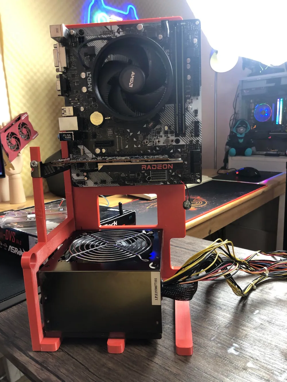 Open-Frame (m)ATX SFF PC CASE - Free 3D Print Model - MakerWorld