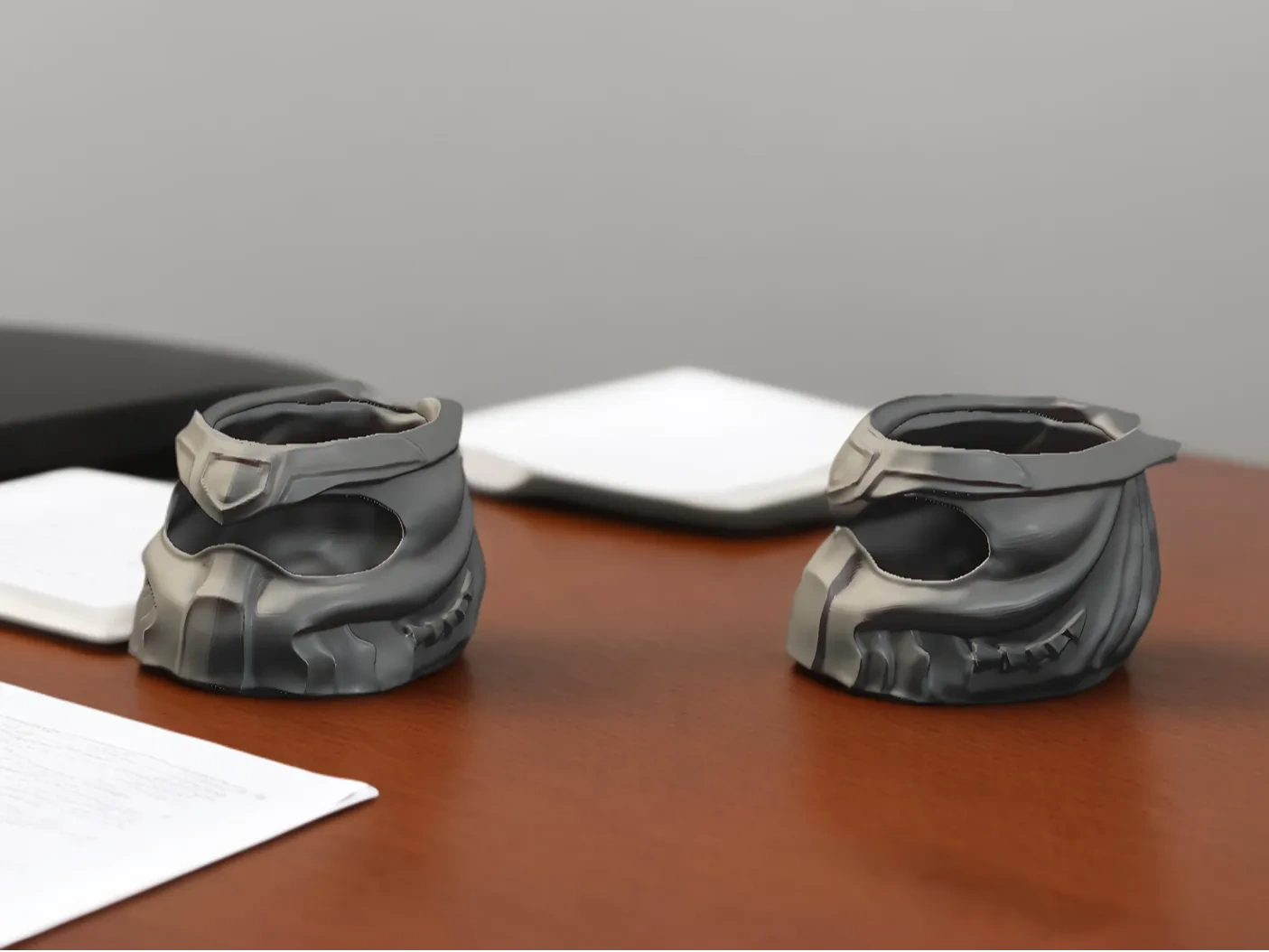 Predator Desk Trash Can Pen Holder by user_2451913837 - MakerWorld