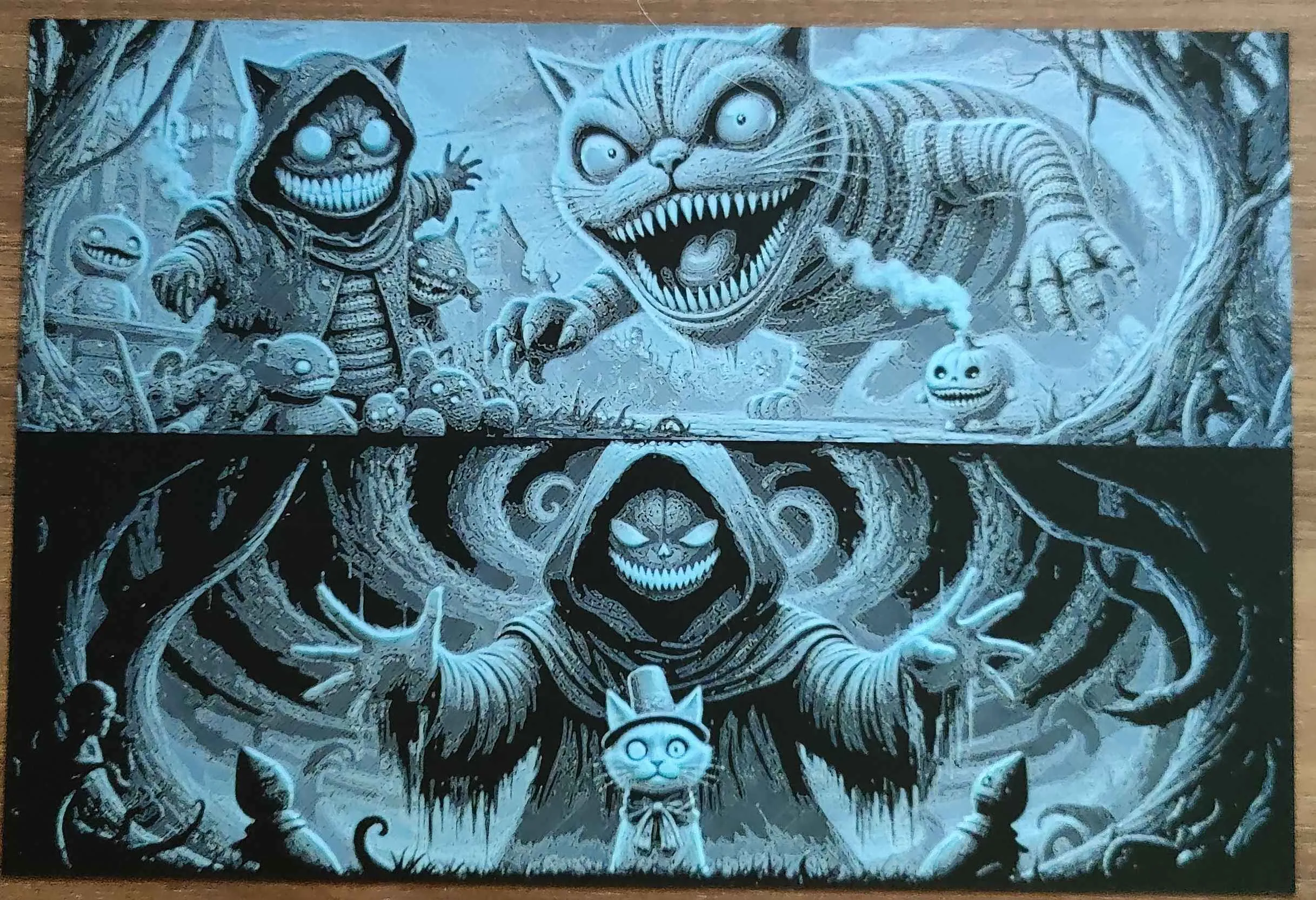Halloween Glow in the Dark Horror Cats Series Pack by StatusD112 ...
