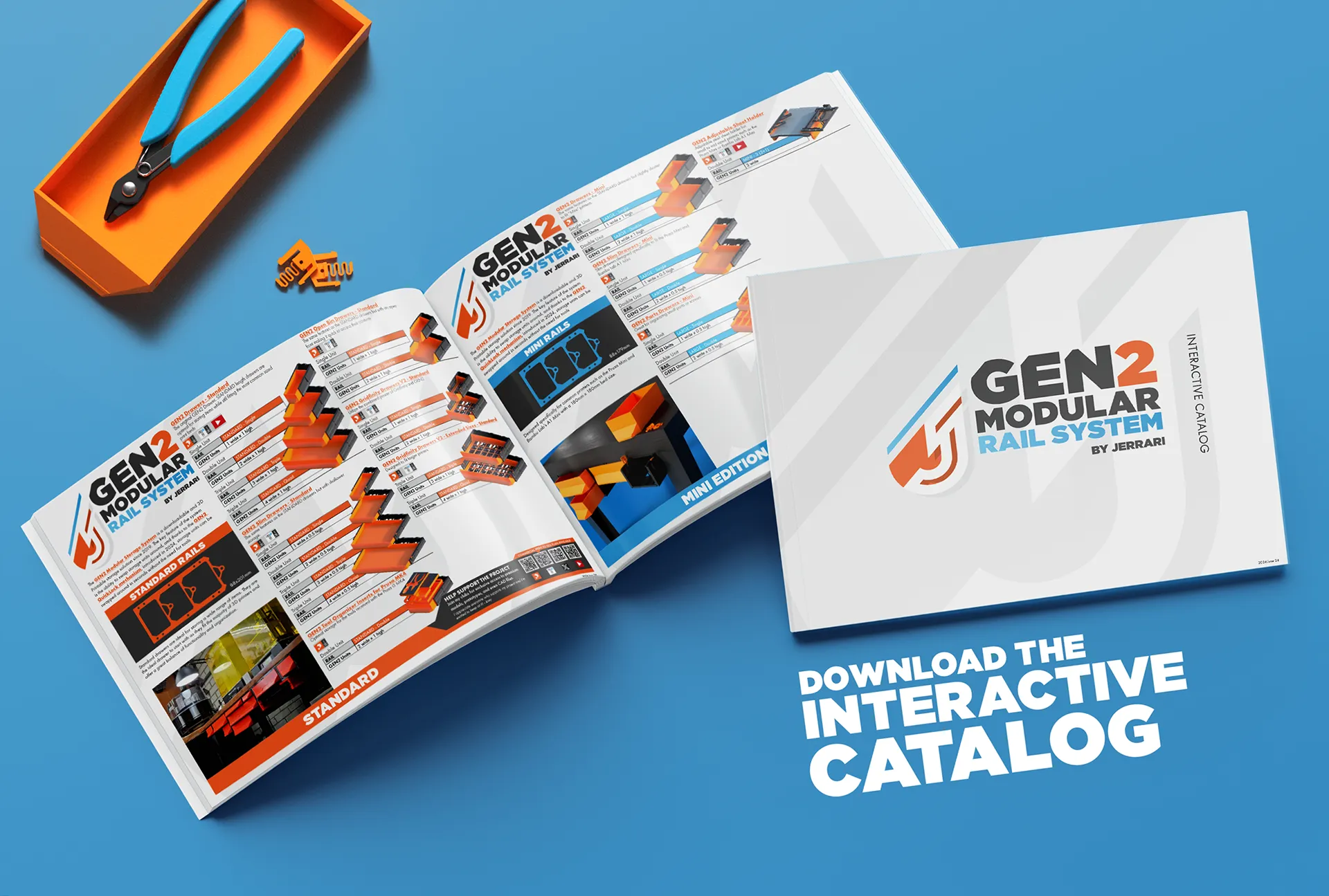 GEN2 Storage Table Top Kit - STANDARD by Jerrari - MakerWorld